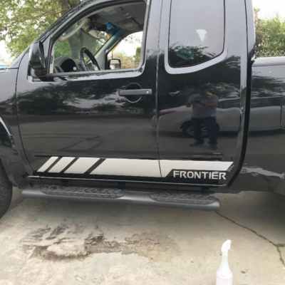 Nissan Frontier Vinyl Decal Fit 2007-2020 Extra Cab Models - River Decals